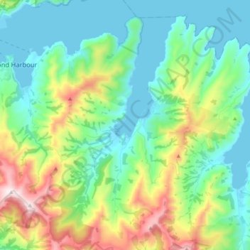 Port Levy topographic map, elevation, terrain